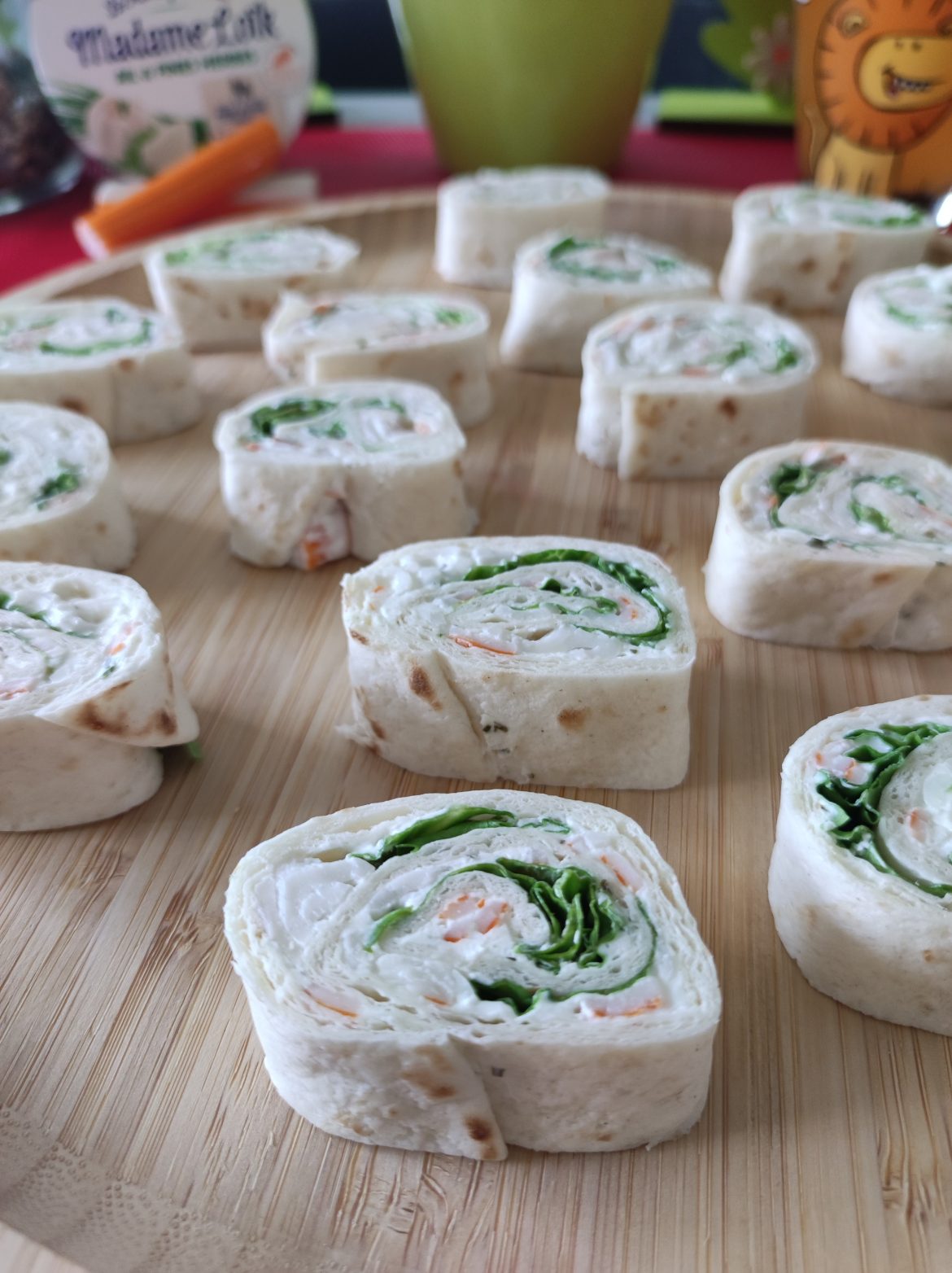 Wraps surimi & fromage frais